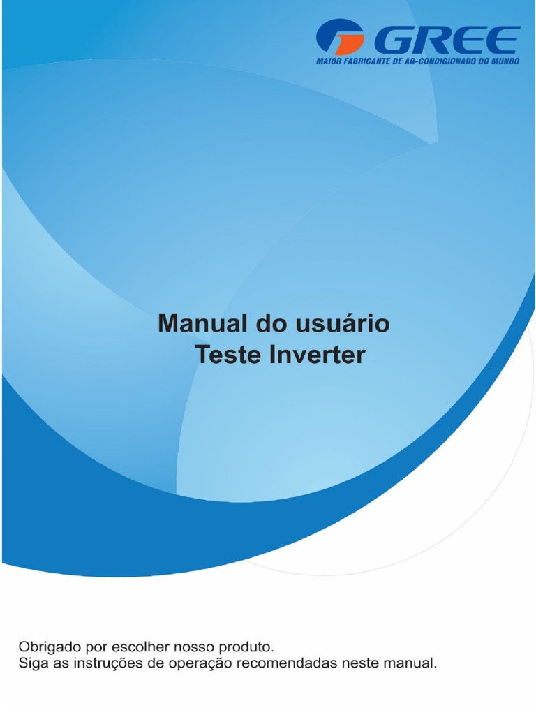 Manual - Teste - Inverter - V2 - Gree | PDF | Quantidades físicas