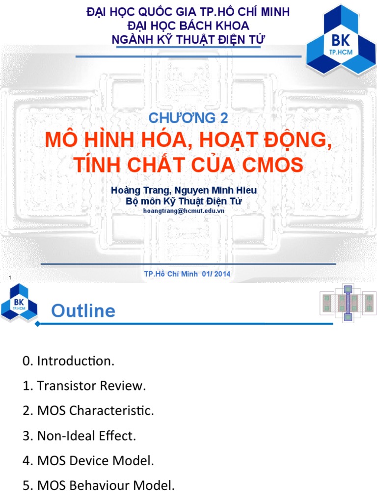 CMOS Technology and Characteristics Overview | PDF | Mosfet | Cmos