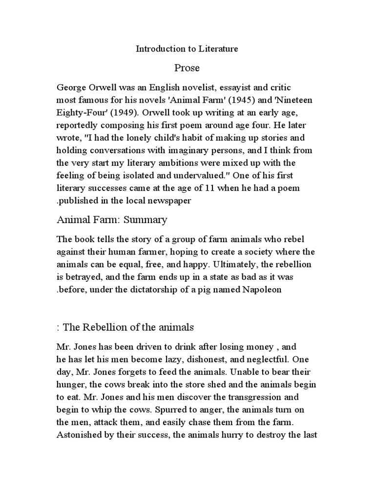 Animal Farm | PDF | History | Classics