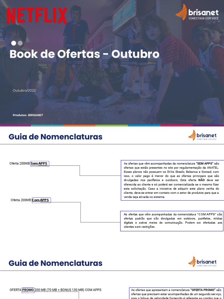 Cópia de Book de Ofertas - Outubro | PDF | Aplicativo para celular | Netflix