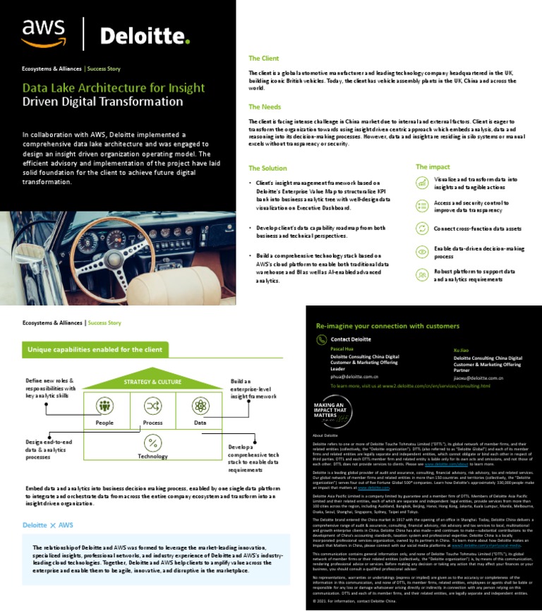 Deloitte CN Ea Case Study Aws Case1 en 210425 | PDF | Business | Economies
