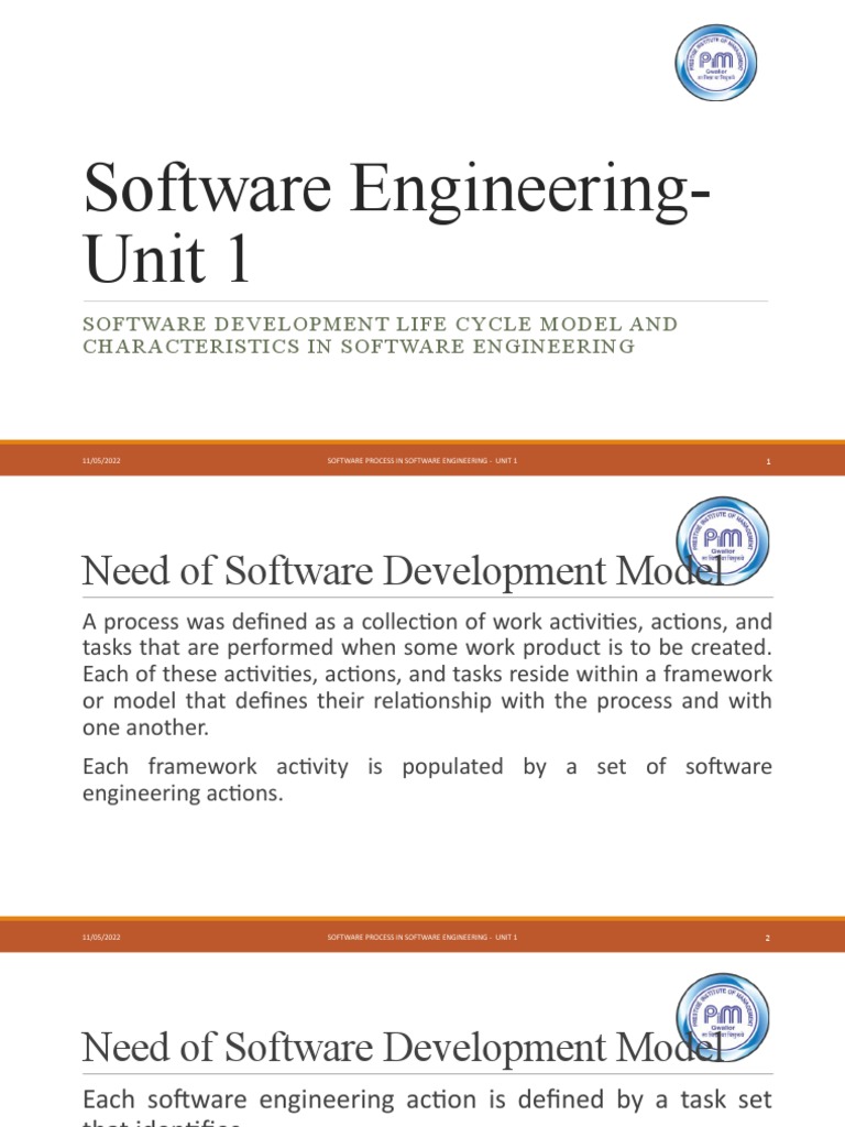Need of SDLC Models in Software Engineering | PDF | Software ...