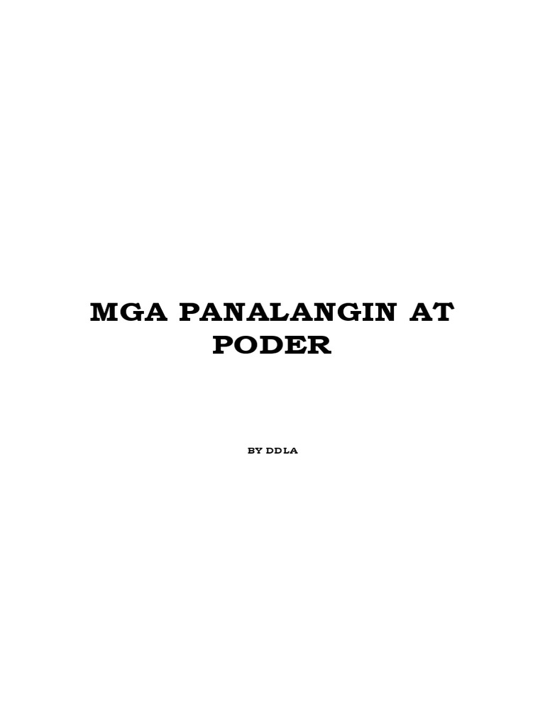 Mga Panalangin | PDF