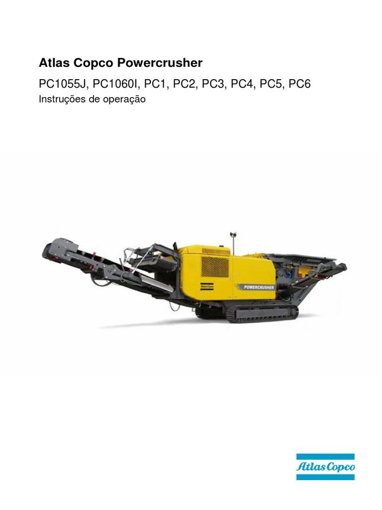 Manual Britagem Movel e Impacto - PC1055J - PC1060I - PC1 - PC2 - PC3 - PC4 - PC5 - PC6 | PDF ...