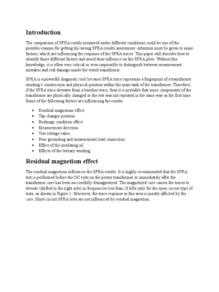 SFRA | PDF | Transformer | Coaxial Cable