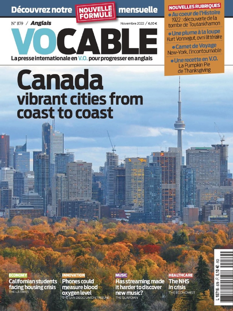 Vocable Anglais 2022 879 Novembre | PDF