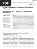 Diagnostic Evaluation of Adults With Hyponatremia | PDF | Diseases And ...