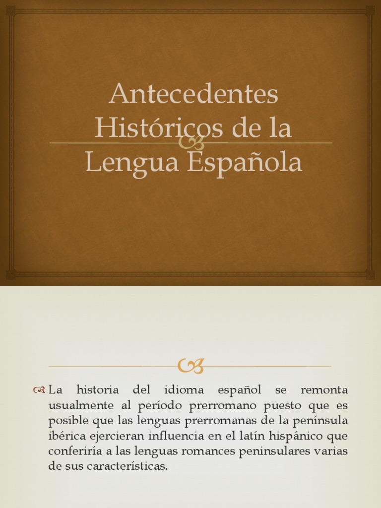 Historia de la Lengua Española | PDF | Lengua española | Américas