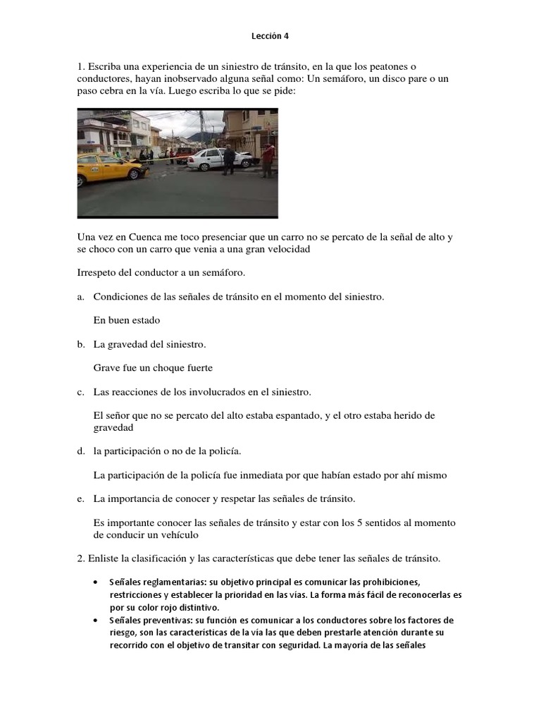 Leccion 4 E.V | PDF