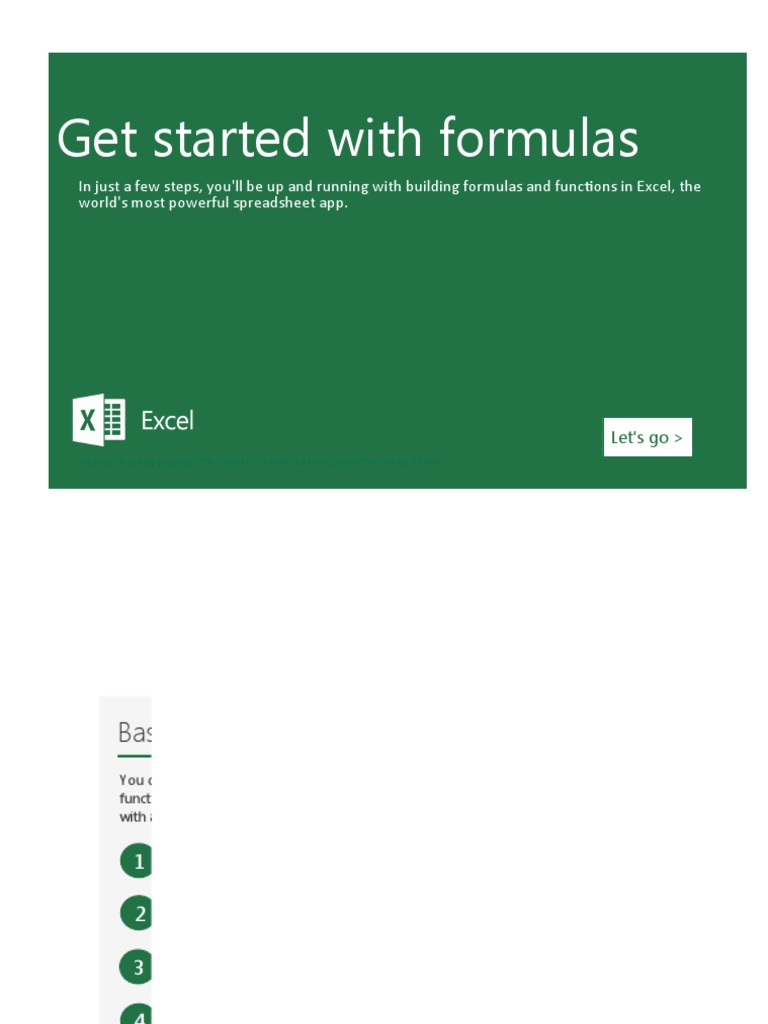 Formula Tutorial1 | PDF | Microsoft Excel | Function (Mathematics)
