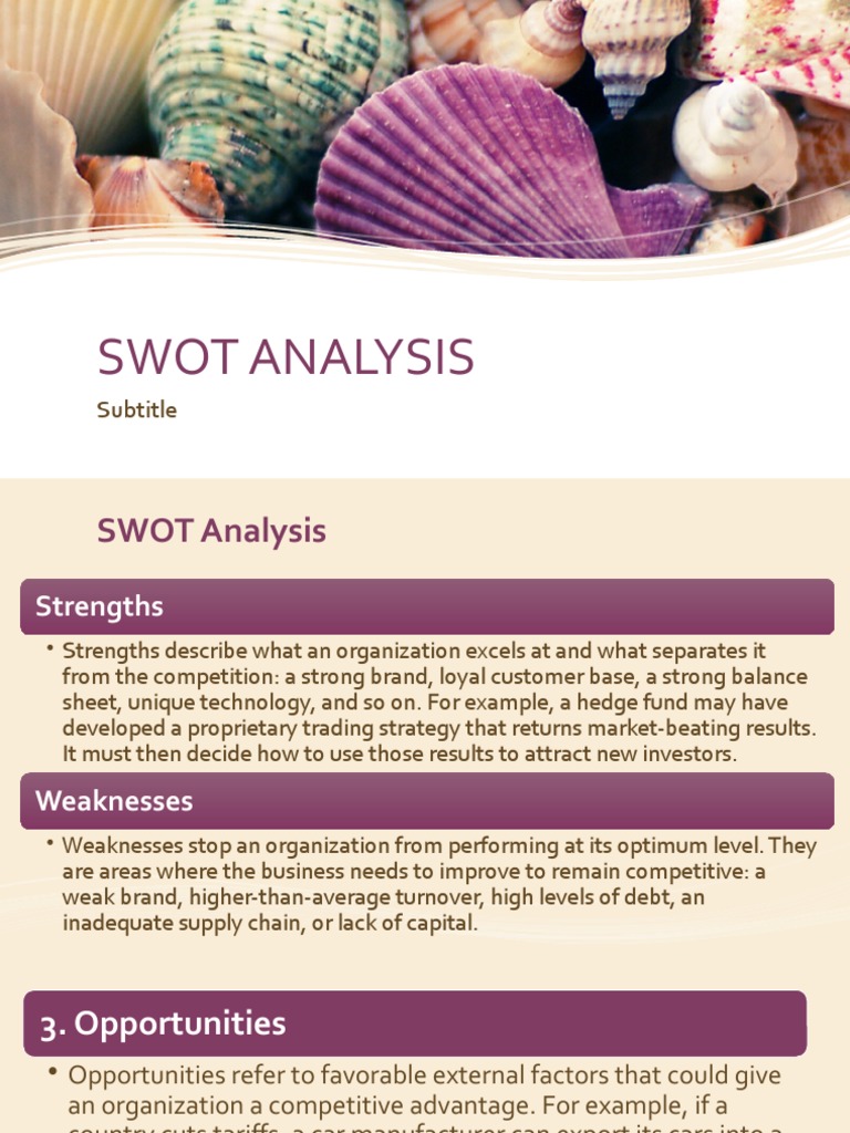 Entrep Swot Analysis | PDF | Swot Analysis | Brand