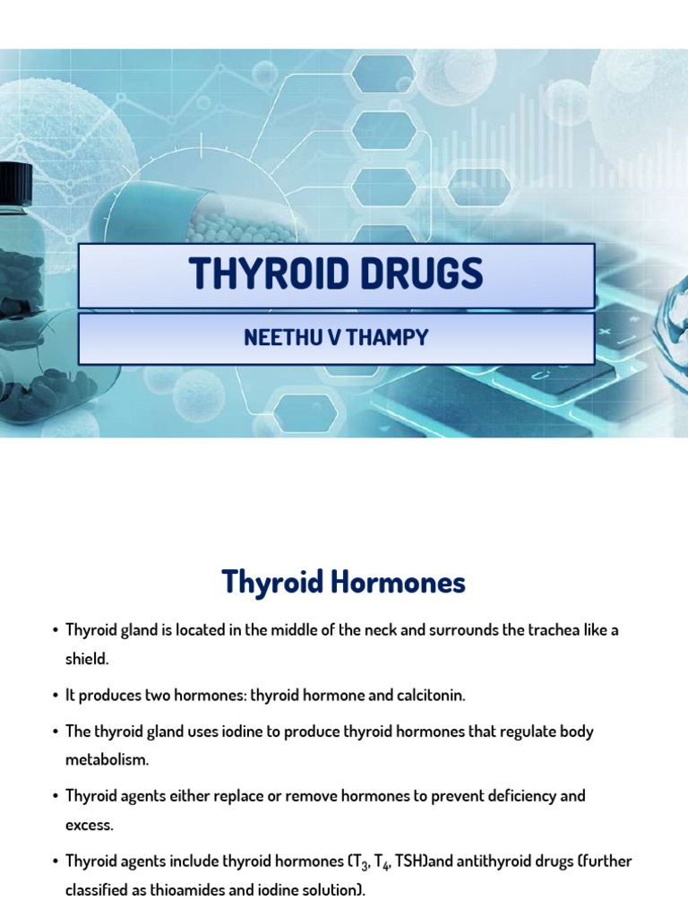 Thyroid Pharmacology | PDF | Thyroid | Endocrine System