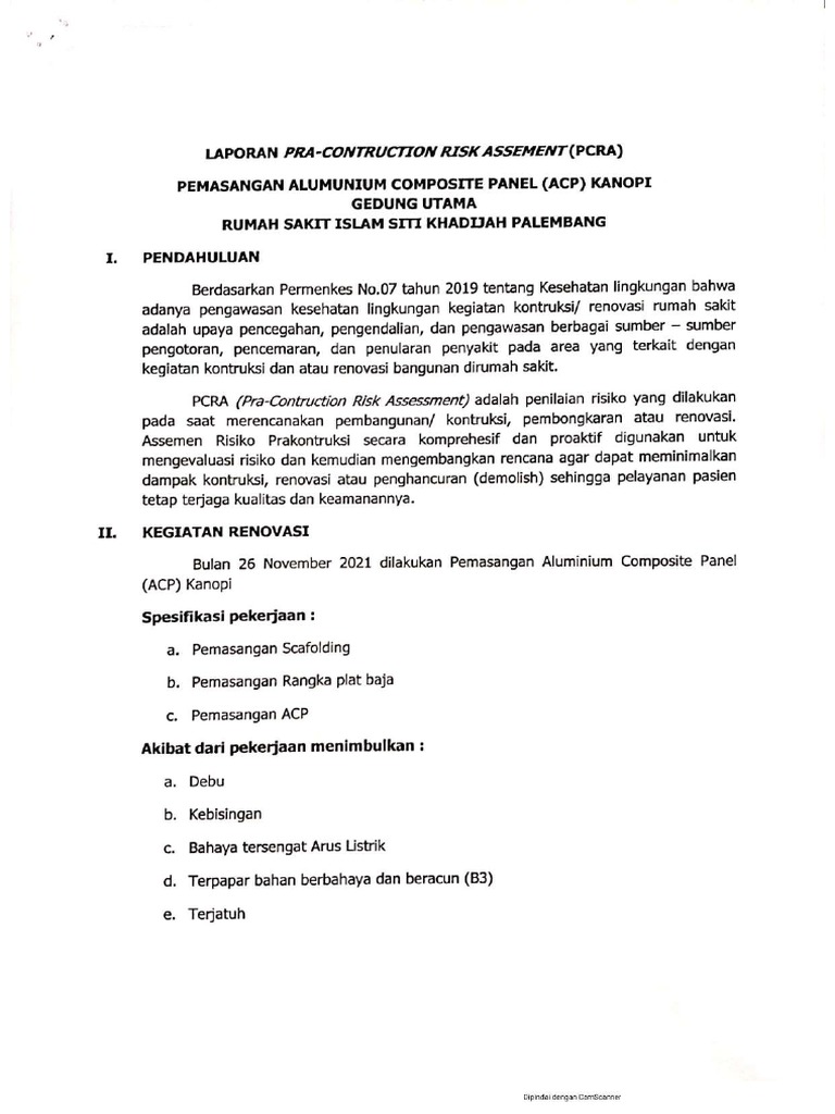 MFK 10.2 Laporan Pcra | PDF