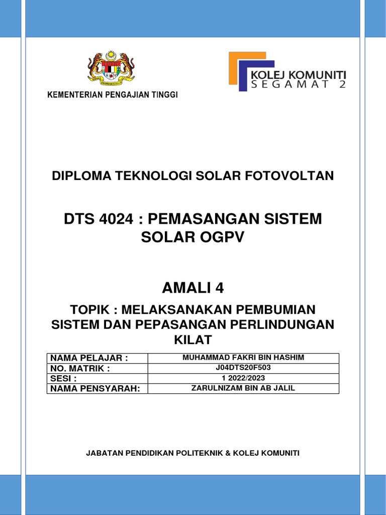 DTS 4024 F503 - Amali 4 | PDF