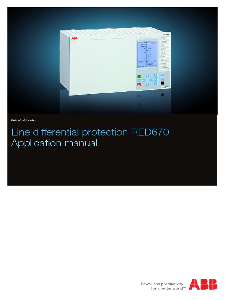 ABB RED 670 Application Manual | PDF | Electromagnetic Compatibility ...