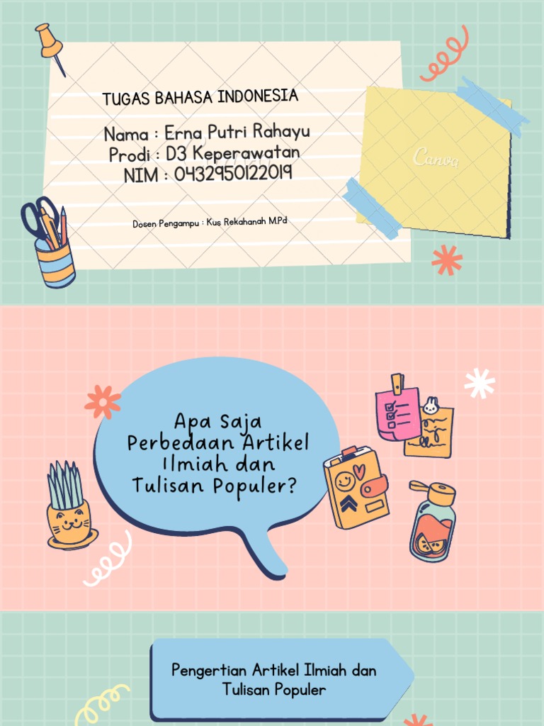 Erna Putri Rahayu-Resume Artikel Ilmiah & Tulisan Populer | PDF