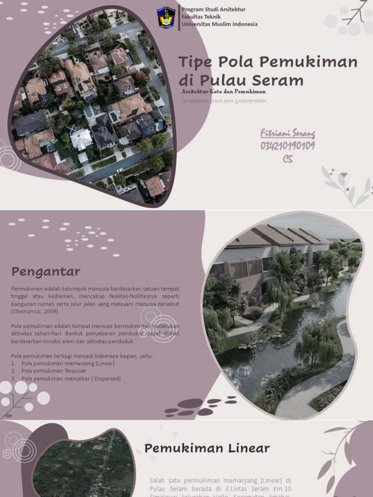 Pola Pemukiman di Pulau Seram | PDF