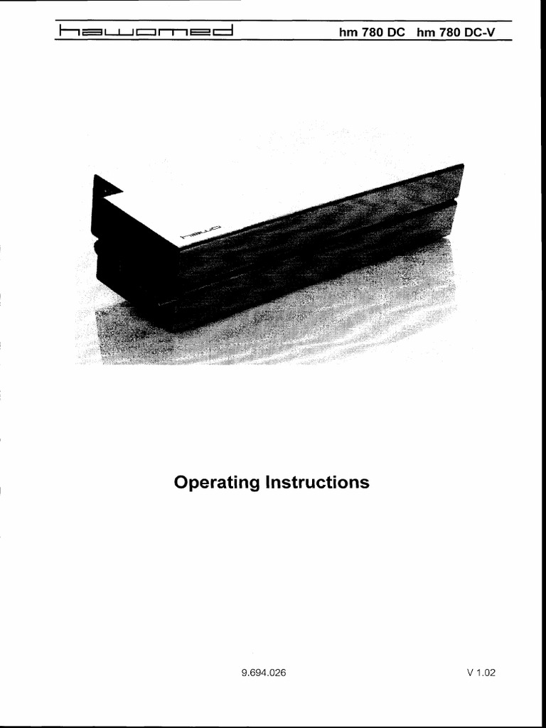 Manual HM 780dc v1 | PDF | Troubleshooting