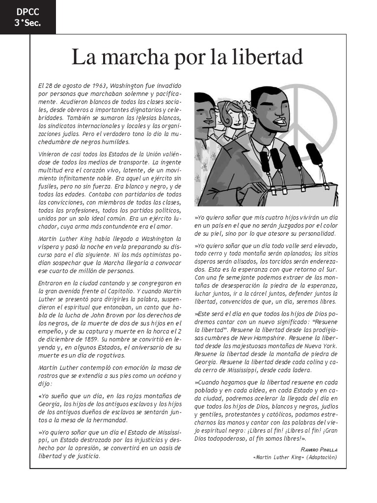 Lectura #3 | PDF | Martin Luther King hijo.