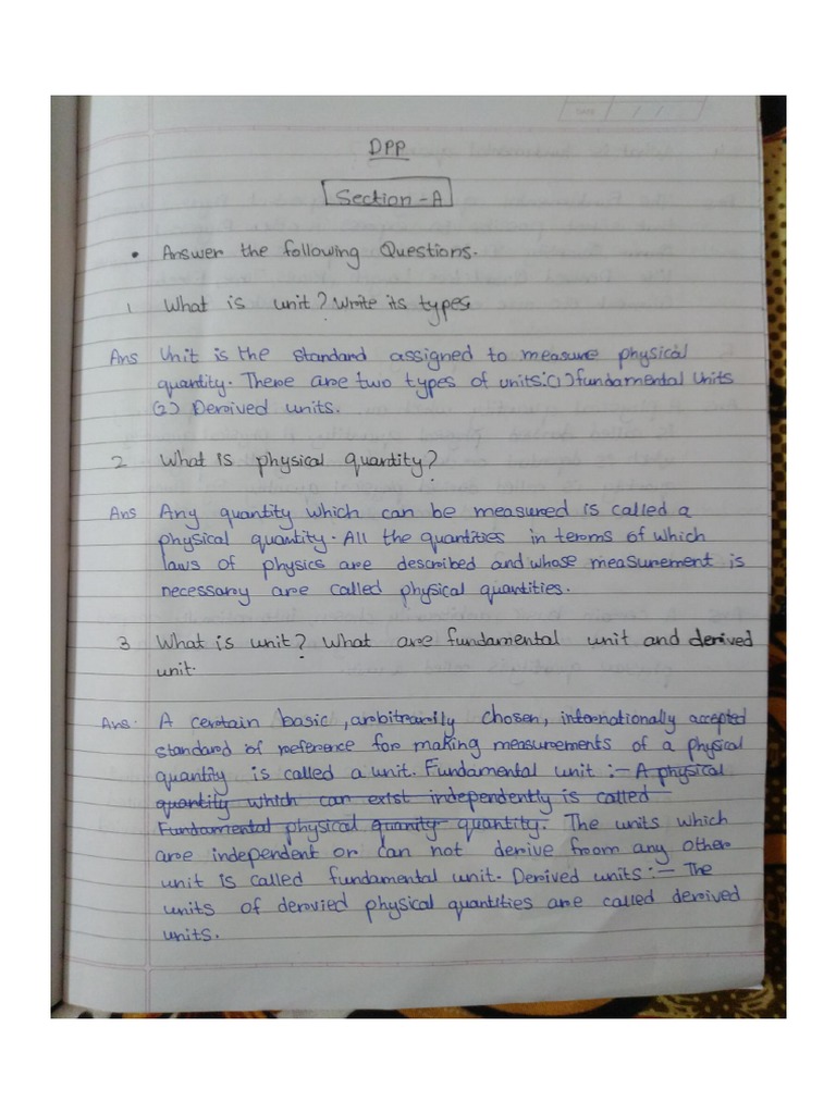 Physics Class Board Notess | PDF