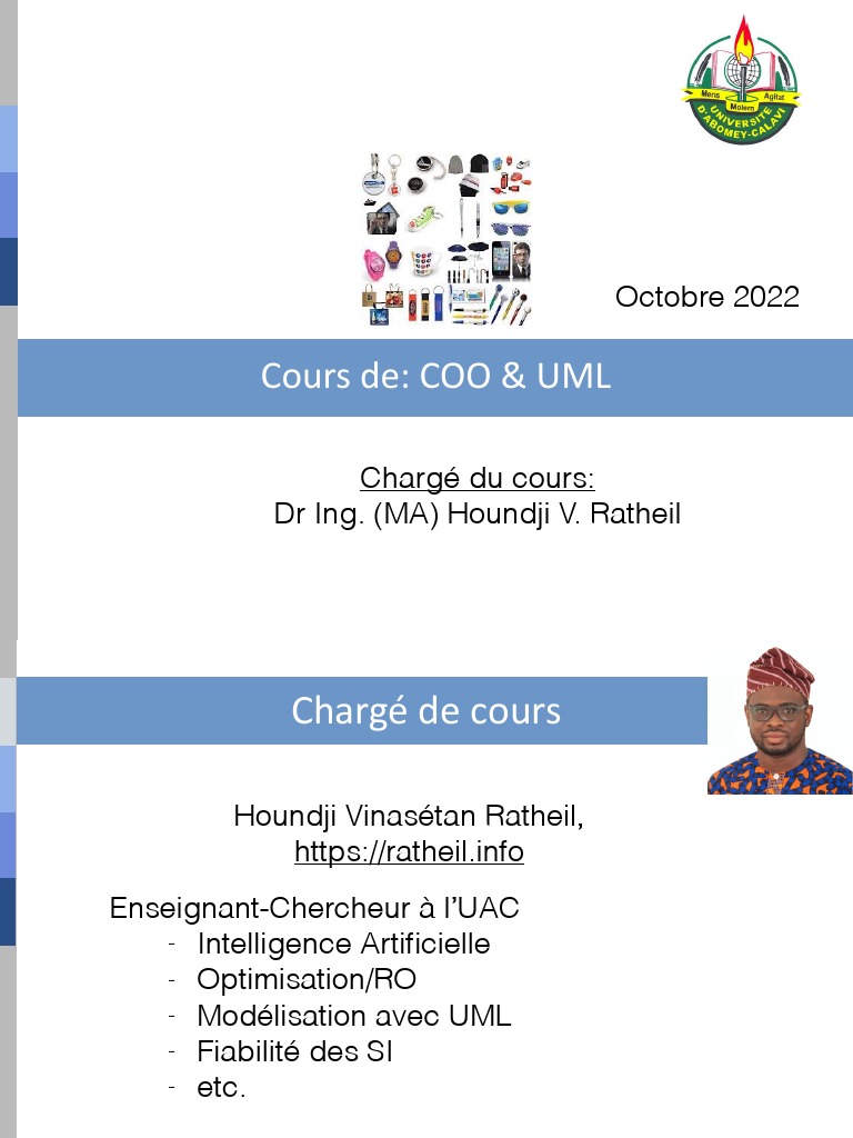 Introduction à la Conception Orientée Objet | PDF | Programmation orientée objet | Langage de ...