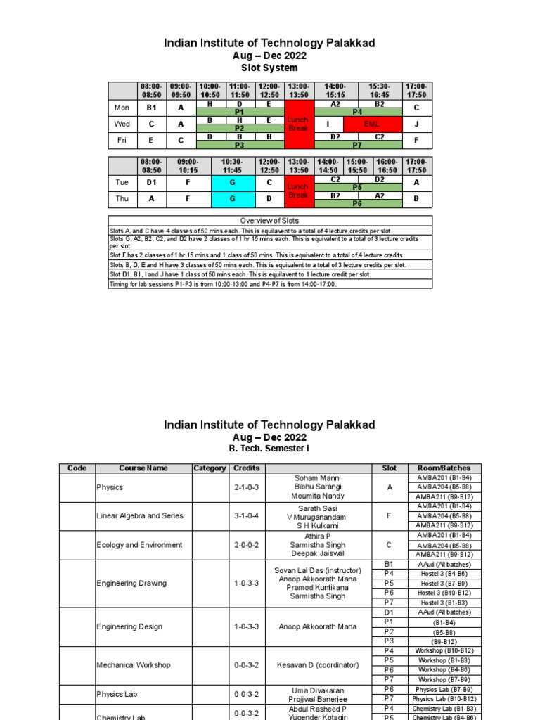 timetable_aug_dec_2022 | PDF | Mathematical Analysis | Computer Science