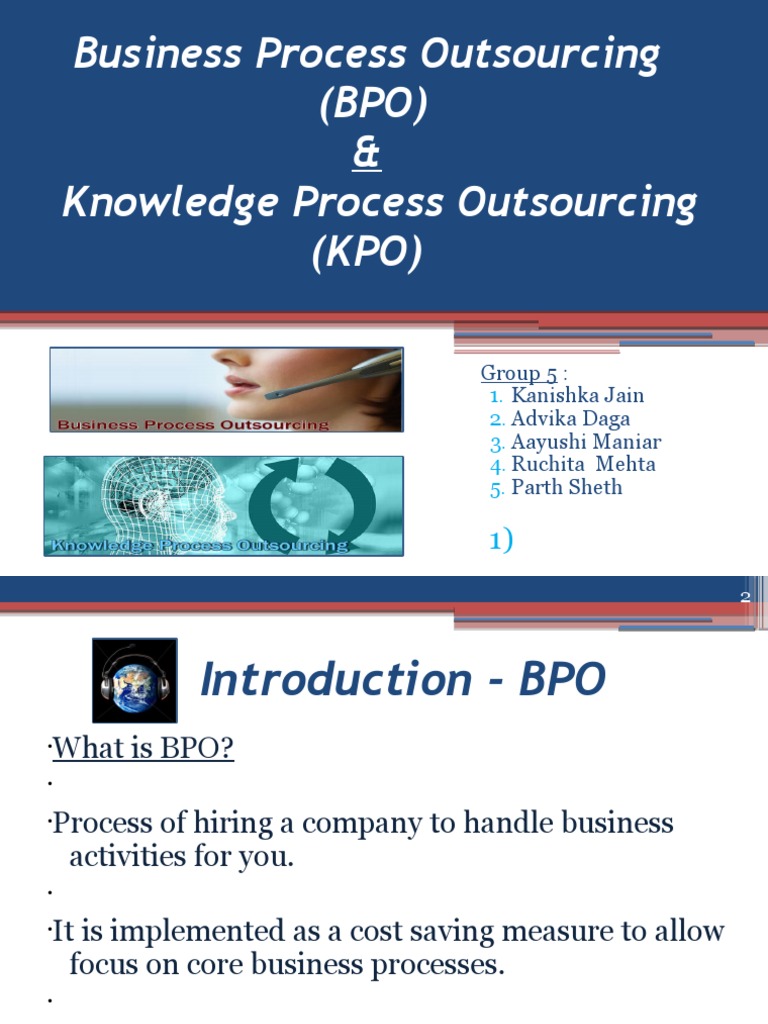 BPO-KPO | Business Process Outsourcing | Outsourcing