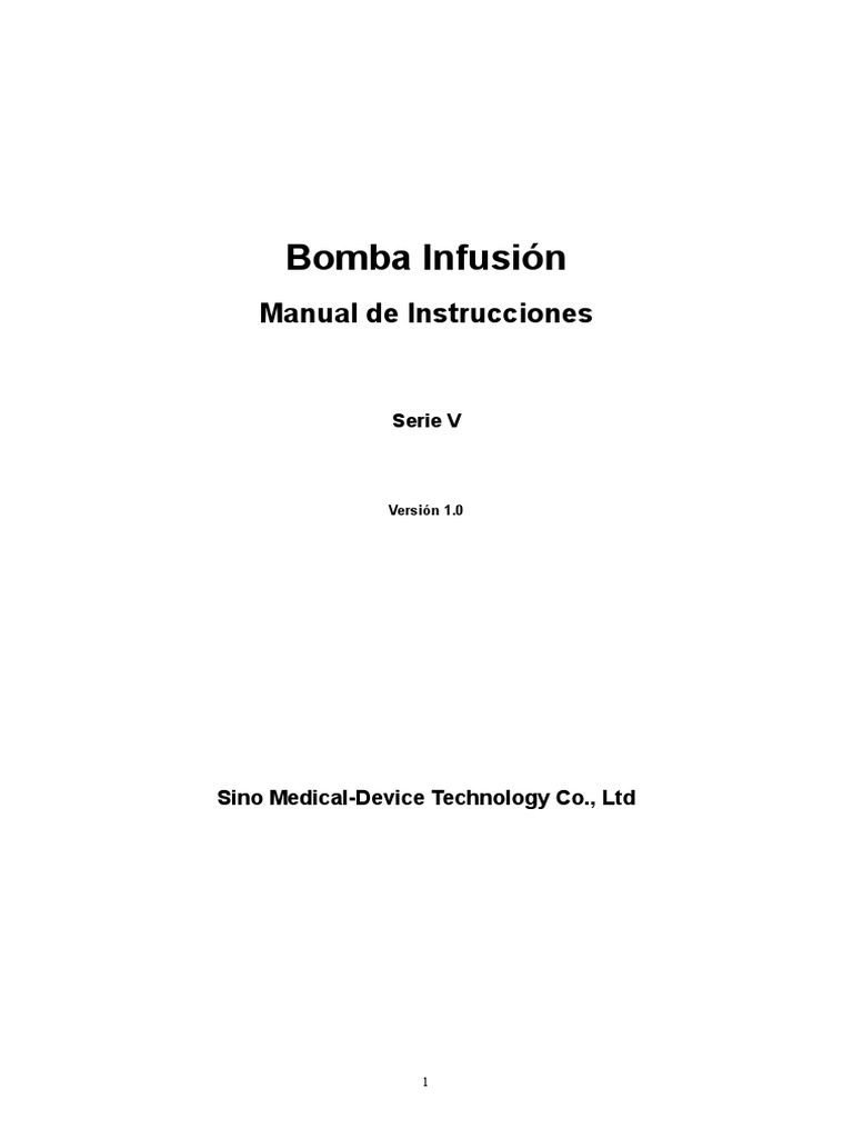 Bomba de Infusión Modelo SN-1600V - 1800V | PDF | Ingenieria Eléctrica | Radio