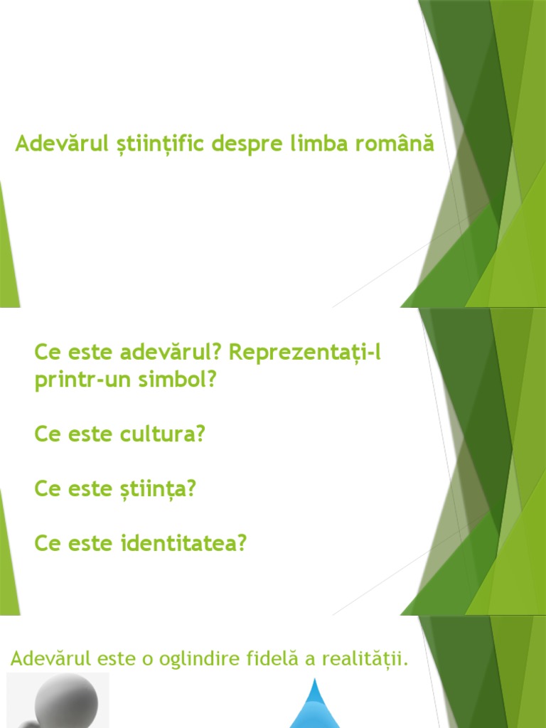 Adevărul Științific Despre Limba Română | PDF