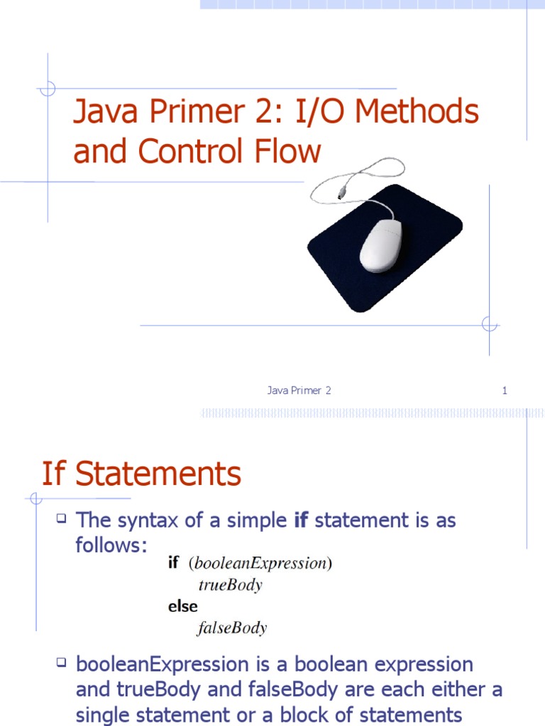 Goodrich 6e Ch01 Java2 | PDF | Control Flow | Computer Programming