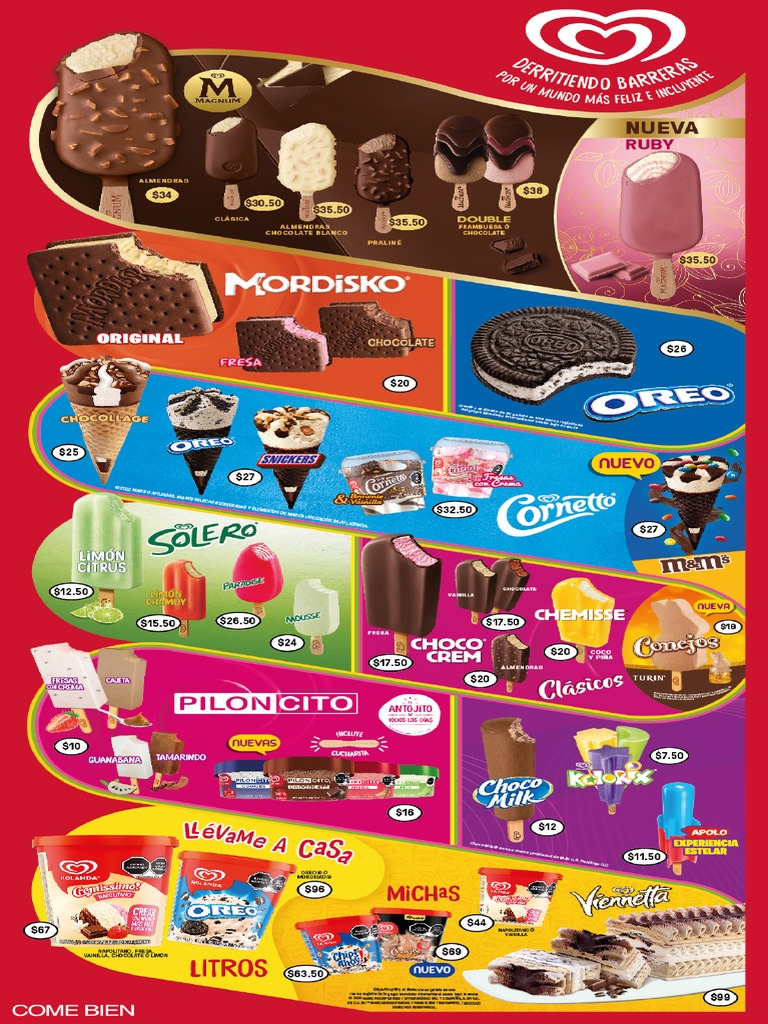 Preciadora Helados Holanda | PDF