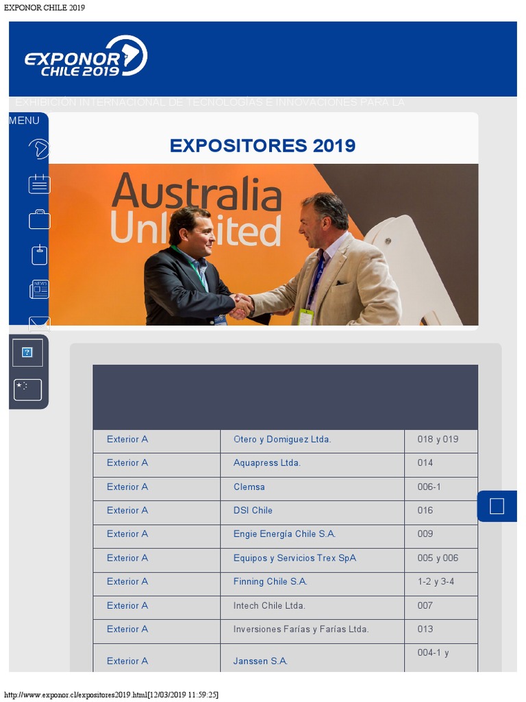 Exponor Chile 2019 | PDF