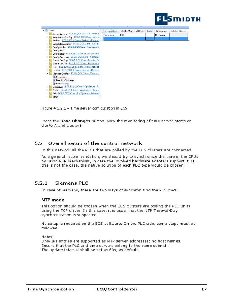 ECS ControlCenter - Timesync Manual | PDF | Programmable Logic Controller | Transmission Control ...