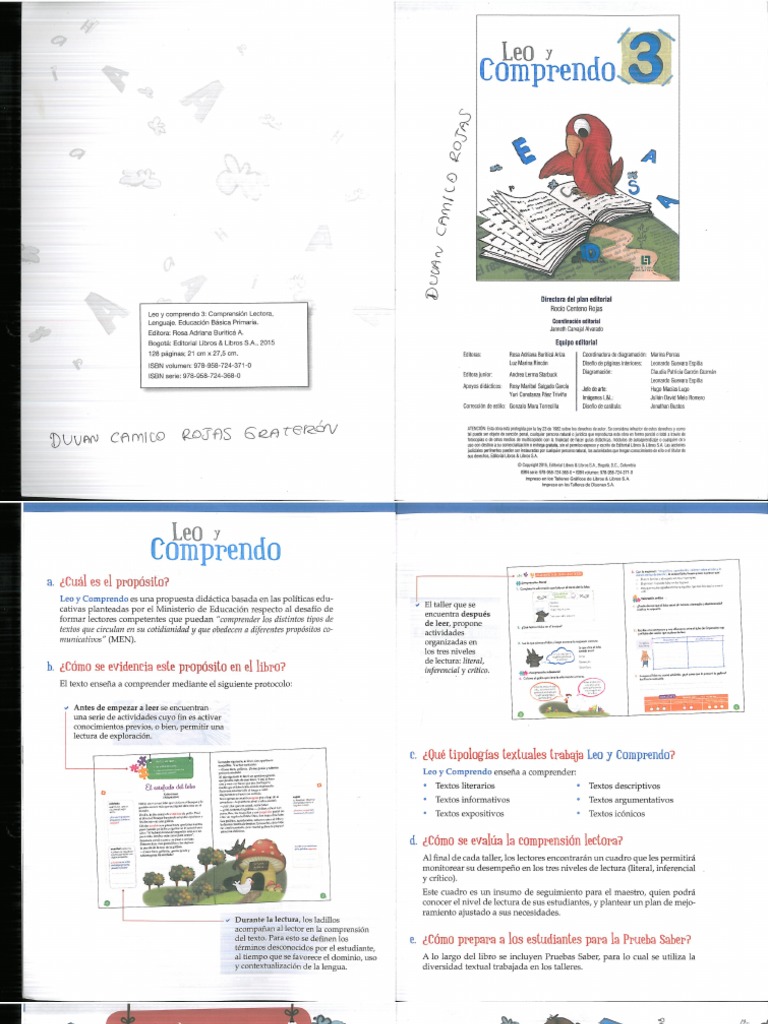 Leo y Comprendo 3 | PDF