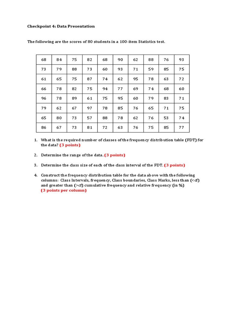 Frequency Distribution Table | PDF