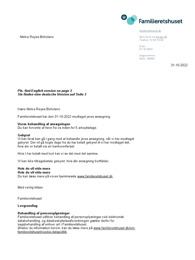 Kvittering For Ansøgning Om Prøvelsesattest - Dotx | PDF