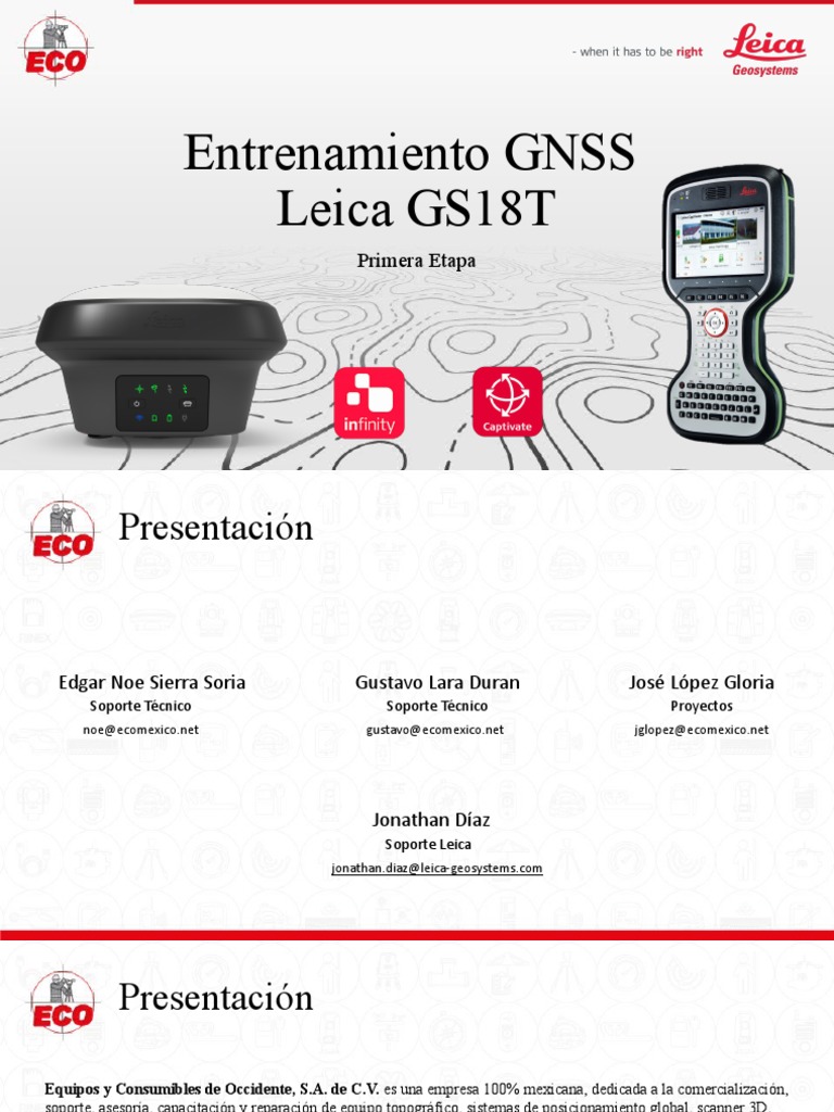 Entrenamiento GNSS Leica GS18T - InEGI 2020 - Introducción | PDF | Sistema de Posicionamiento ...