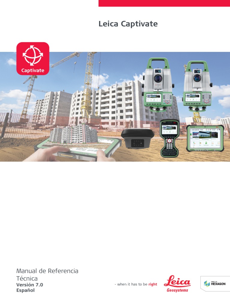 Leica Captivate TechRef v7-0-0 Es | PDF | Software | Informática