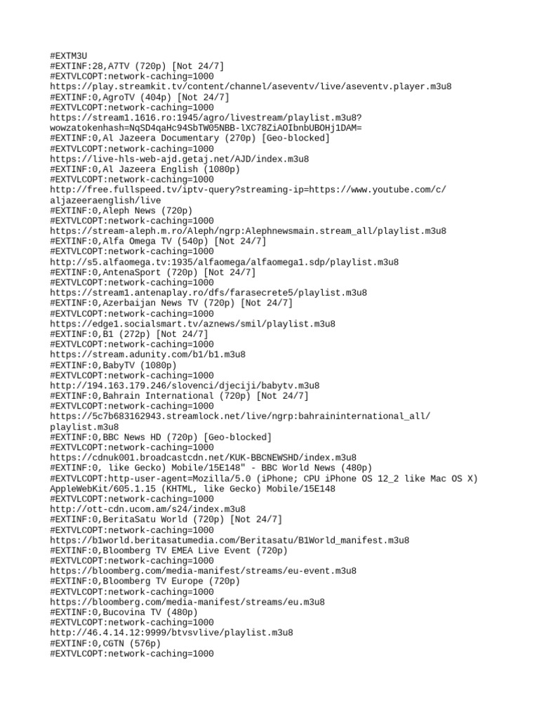 IPTV Github Romania | Download Free PDF | Broadcasting | Television