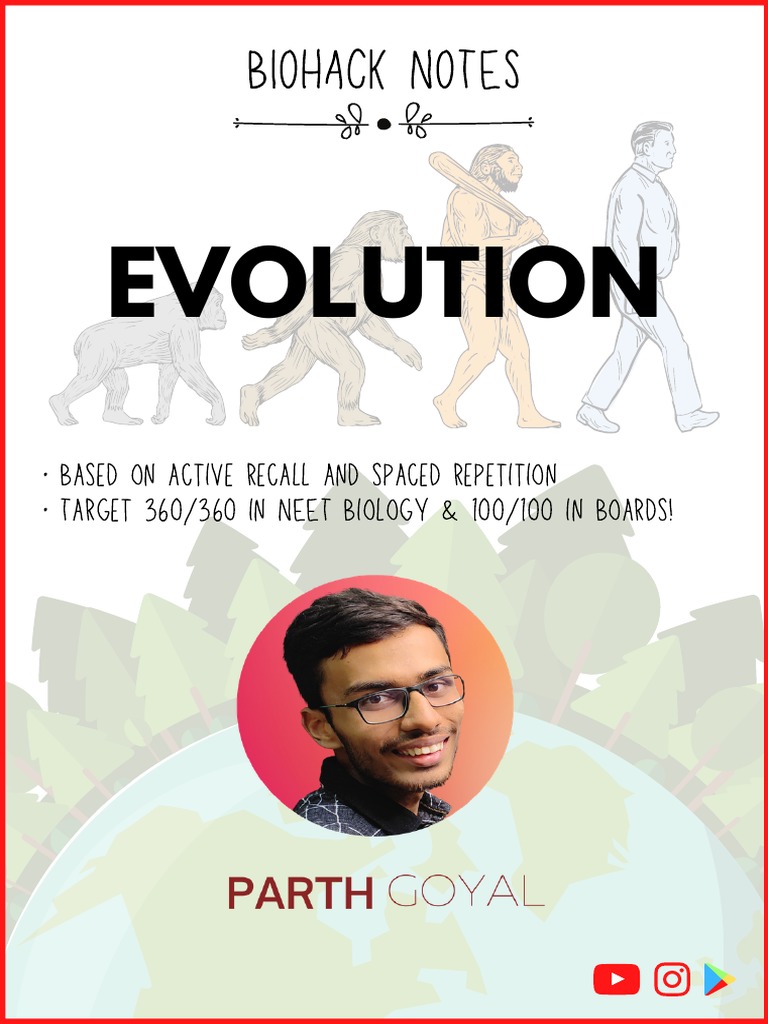 Biohack Notes Evolution For Neet Pdf Life Marsupials