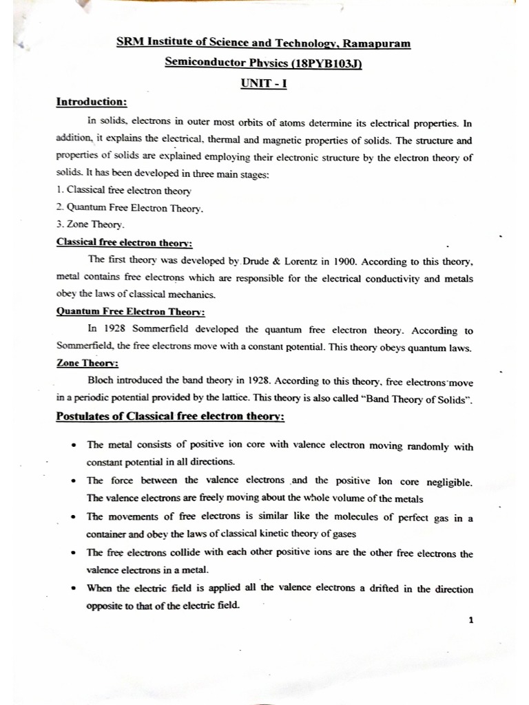 Module 1 Notes Pdf