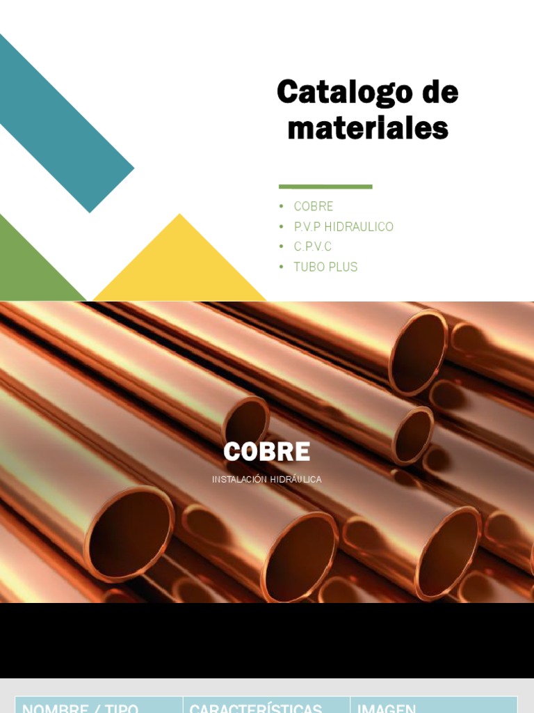 Catalogo de Materiales y Herramientas | PDF | Bomba | Tubería ...