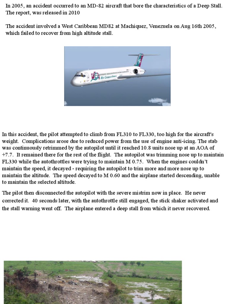 Deep Stall | PDF | Empennage | Aviation