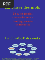 Les Classes Grammaticales | PDF | Nom (grammaire) | Pronom