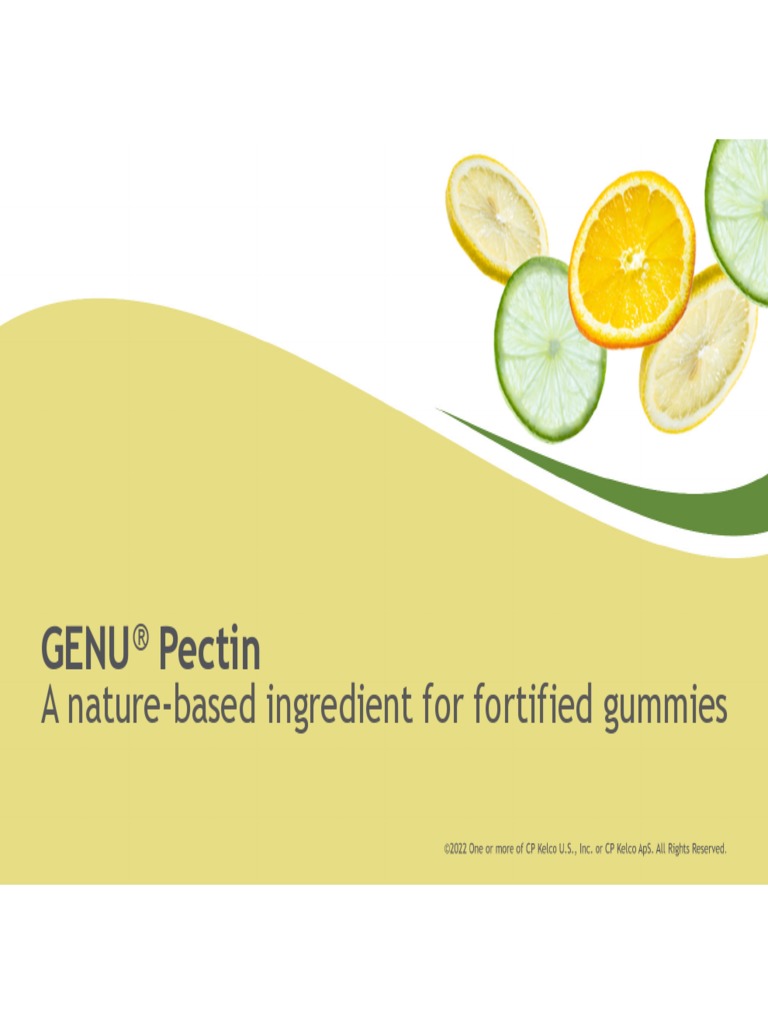 CPK Pectin For Fortified Gummies 22 | PDF | Fruit Preserves | Gelatin