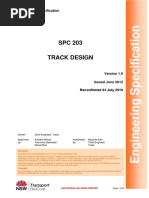ARTC Track Geometry Code of Practice | PDF | Rail Infrastructure