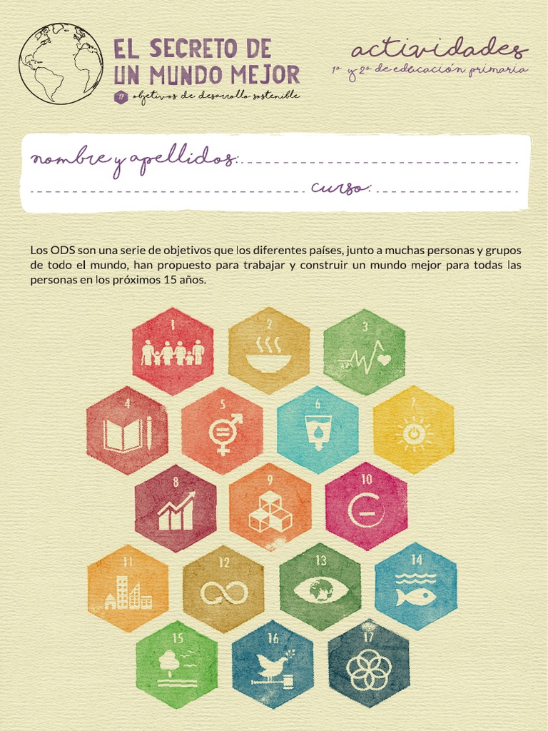 Ods Primaria 1 2 Ficha Alumnado | PDF