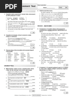 Focus 3 Unit 3 Test Worksheet 3 | PDF | English As A Second Or Foreign ...