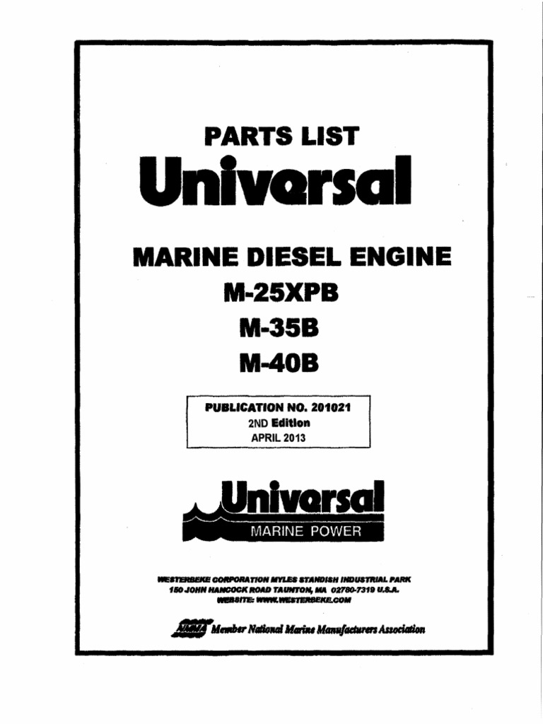 Parts Manual m25xpb-m35b-m40b Revision 2 Final | PDF