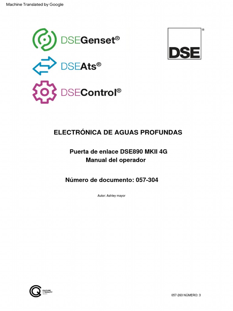 DSE890 MKII 4G Operators Manual Español | PDF | Teléfonos móviles | Gsm